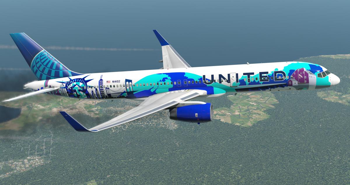 Flight Factor B757-200 In Special United (New York) Livery - Aircraft ...