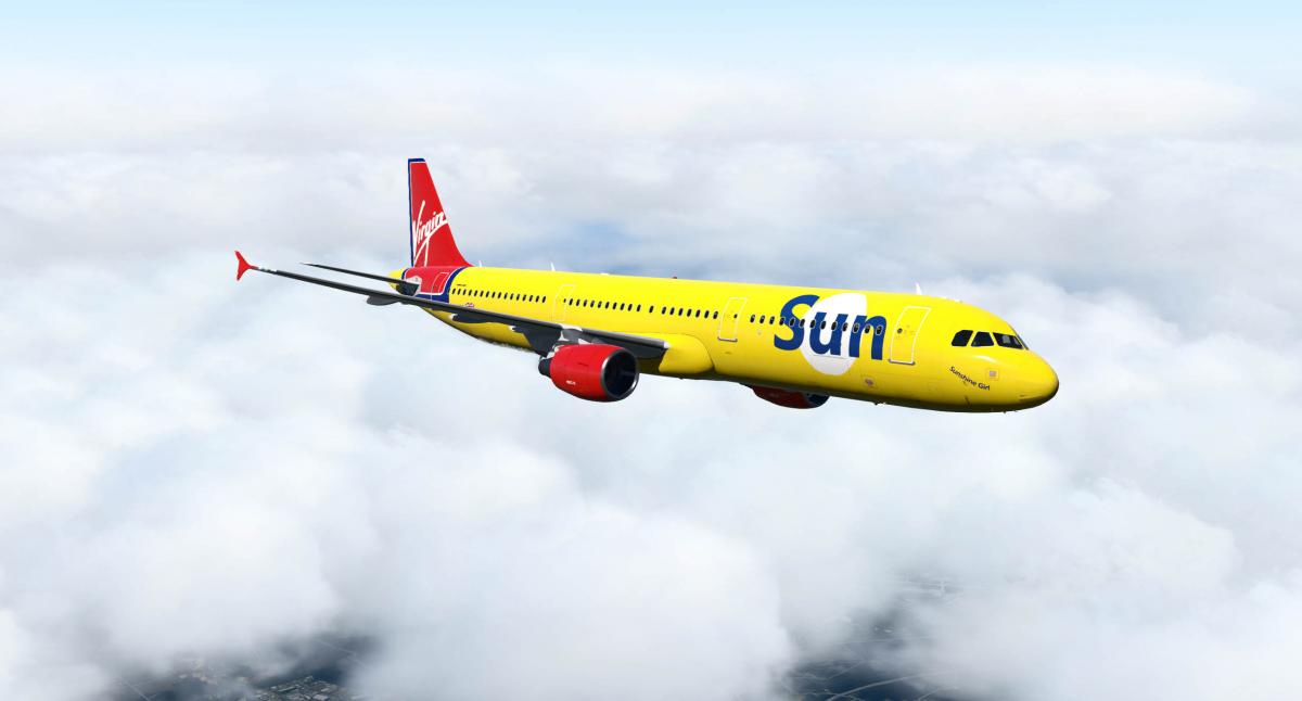 ToLiss A321 Virgin Sun VIR - Aircraft Skins - Liveries - X-Plane.Org Forum