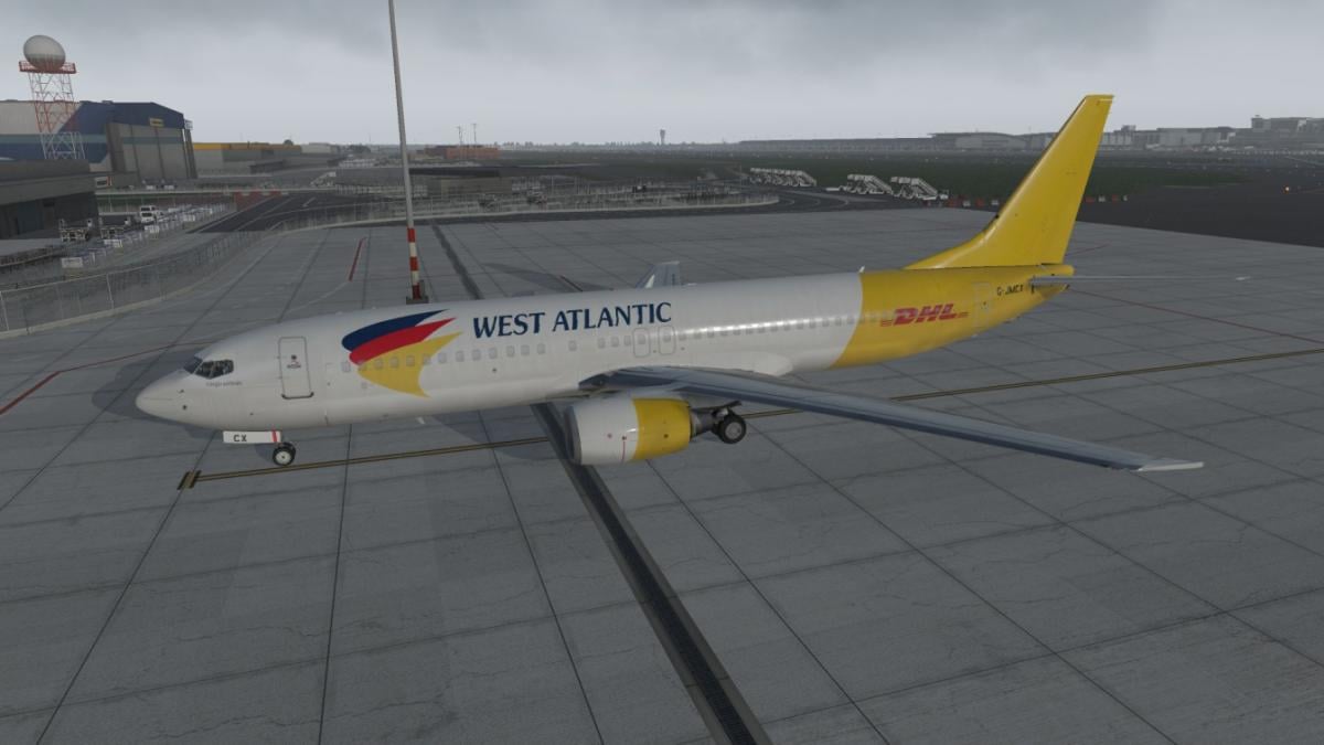 ZIBO 738 West Atlantic DHL(G-JMCX) - Aircraft Skins - Liveries - X ...