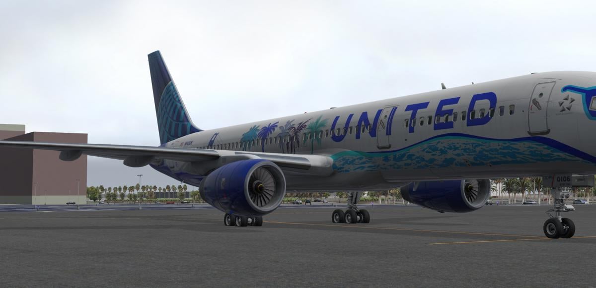 Flight Factor B757-200 In Special United (California) Livery - Aircraft ...