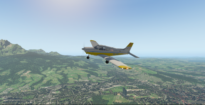 Piper Warrior - HB-PPG - Flugschule Grenchen - Aircraft Skins ...