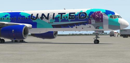 Flight Factor B757-200 In Special United (New York) Livery - Aircraft ...