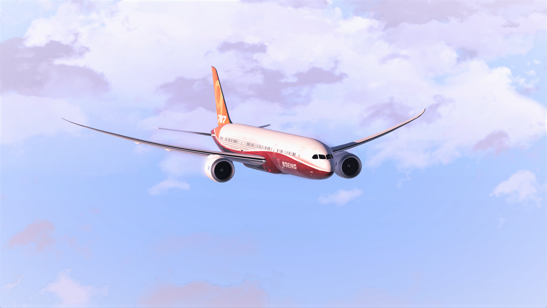 Boeing House Livery for MK789 (RED) - (Legacy) 787-9 1.4.0+ Liveries ...