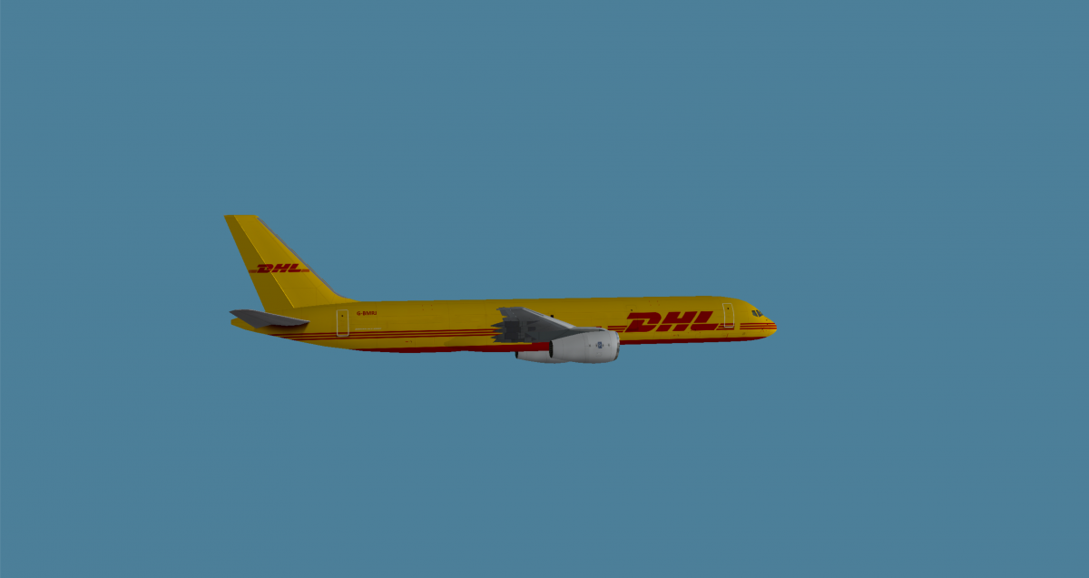 Traffic Global B757-200 RR Freighter DHL Air Fleet - Aircraft Skins ...