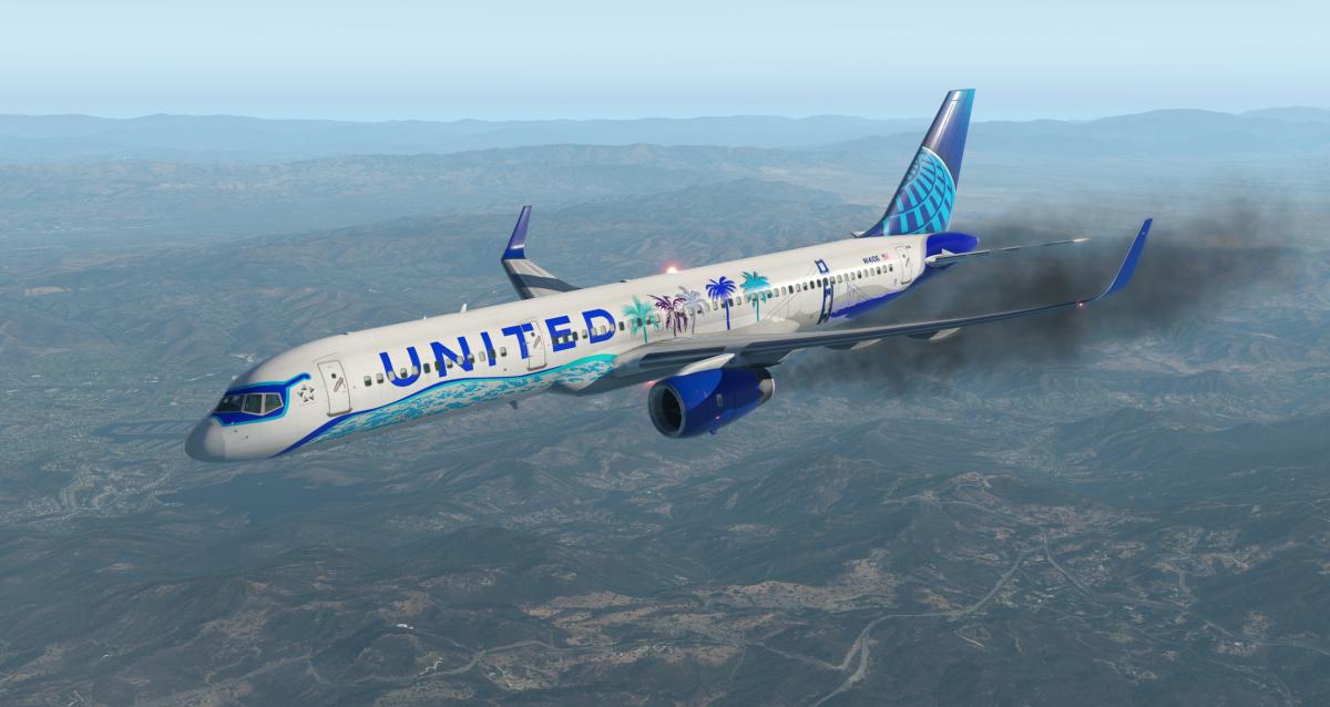 Flight Factor B757-200 In Special United (California) Livery - Aircraft ...