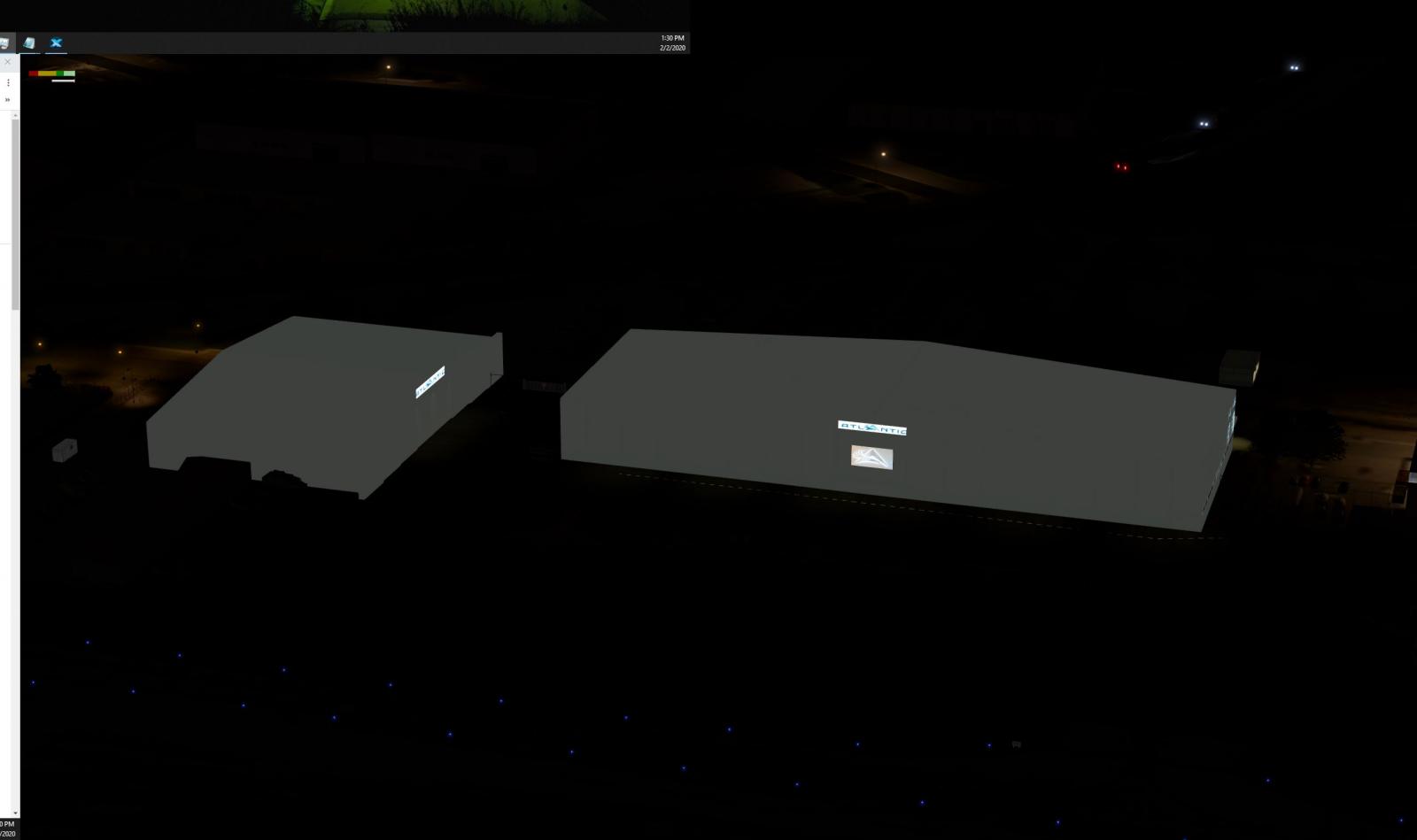 X-Plane Atlantic FBO Hangar Object Night Texture Wash-Out Issue - XP11 ...