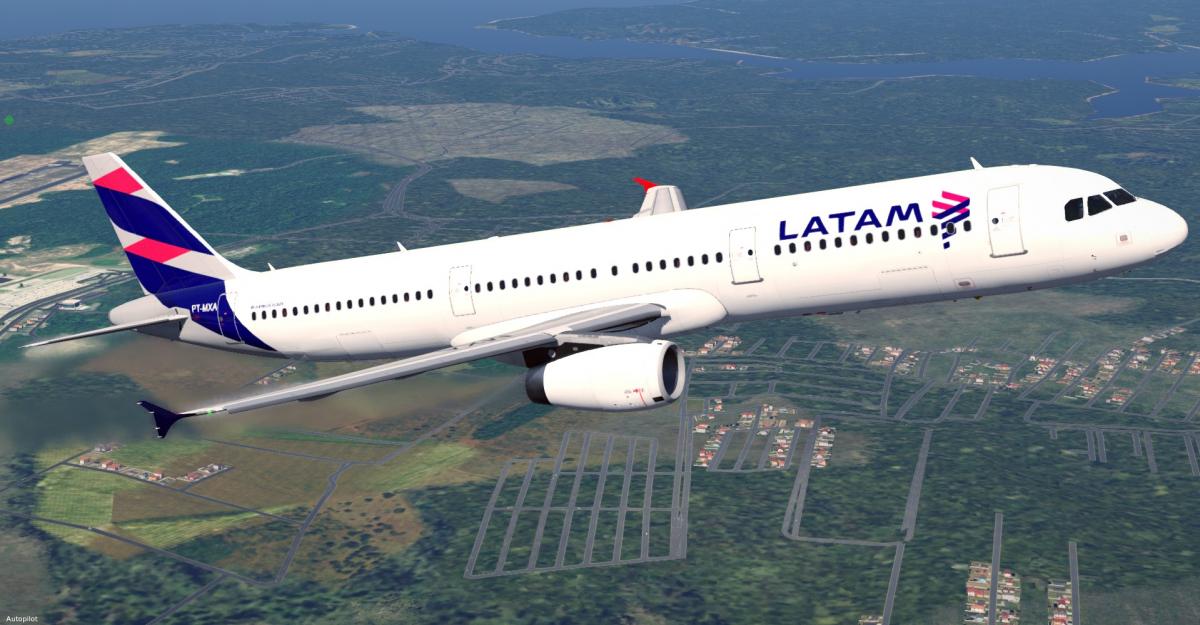 ToLiss A321 LATAM BRASIL IAE WINGTIP - Aircraft Skins - Liveries - X ...