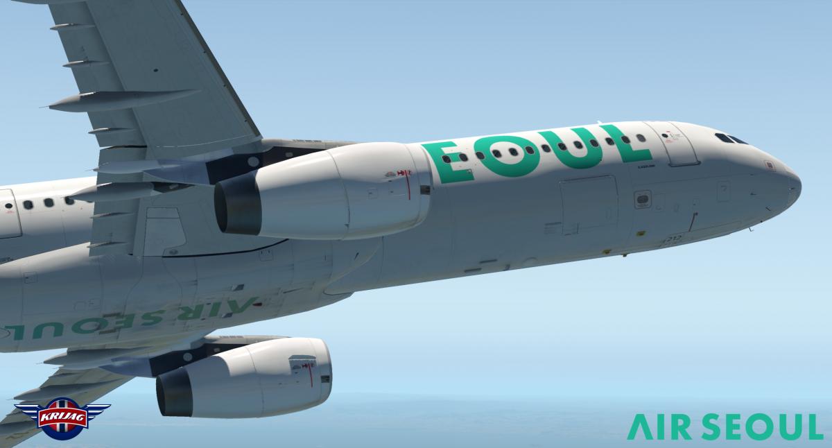 Air Seoul - ToLiss A321 - HL7212 - Aircraft Skins - Liveries - X-Plane ...