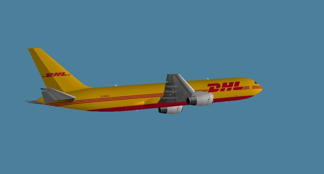 Traffic GLobal B767F DHL (UK) 1.01 - Aircraft Skins - Liveries - X ...