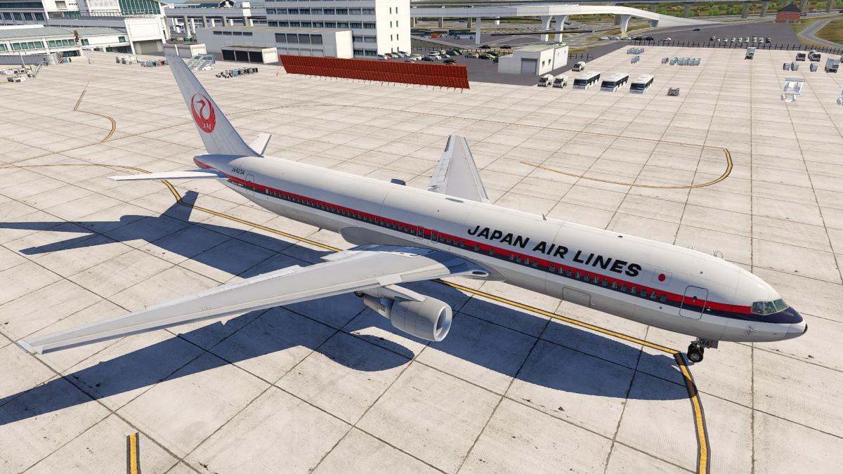 FlightFactor 767-300 - Japan Airlines 1980's - Aircraft Skins ...