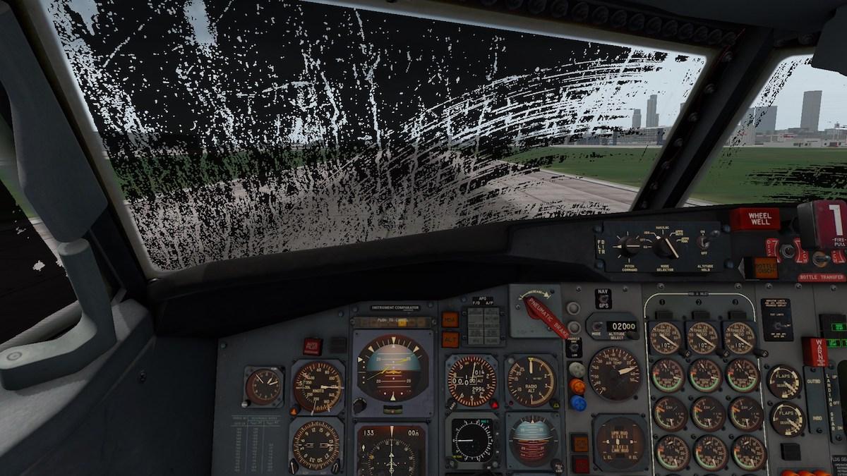Cockpit windows go dark in flight. - FlyJSim 727 Series Professional V3 ...