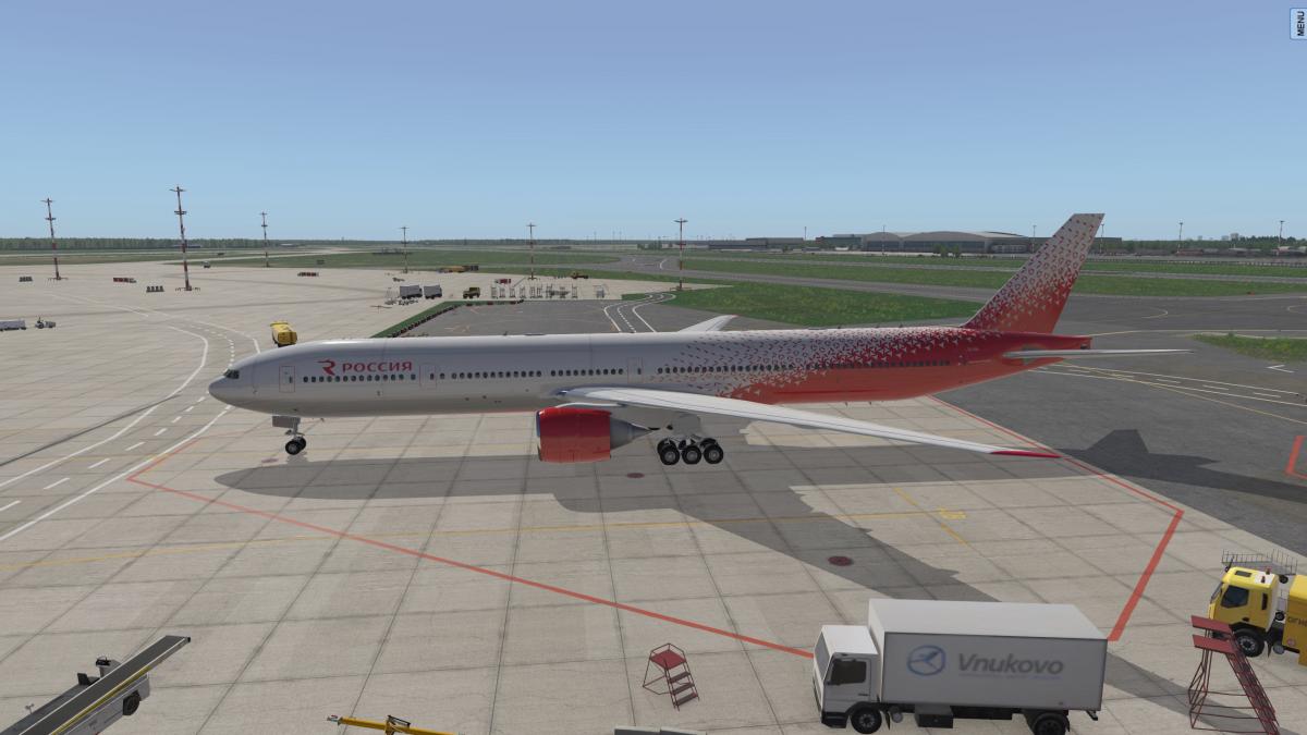 Rossiya Boeing 777-300ER Flight Factor - Aircraft Skins - Liveries - X ...