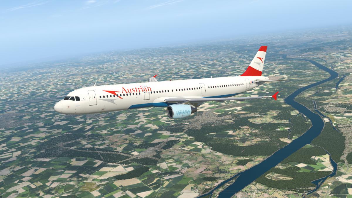 ToLiss A321 BLUE "belly" Austrian Livery [OE-LBC] - Aircraft Skins ...