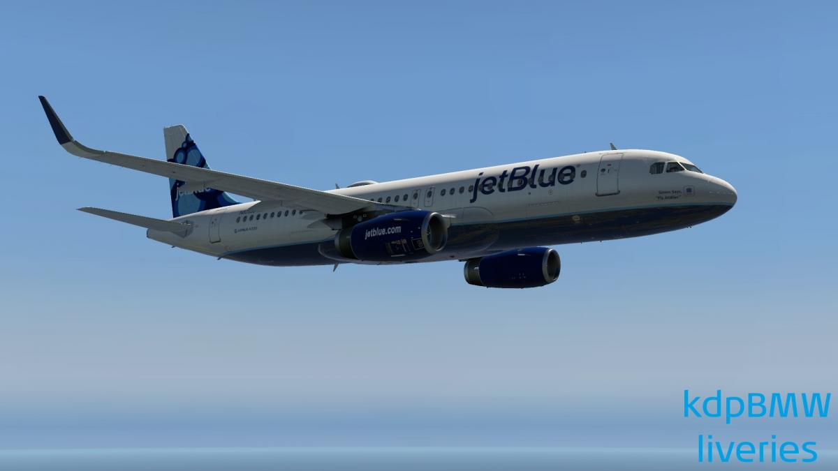 FlightFactor A320 jetBlue IAE + Sharklets - Aircraft Skins - Liveries ...