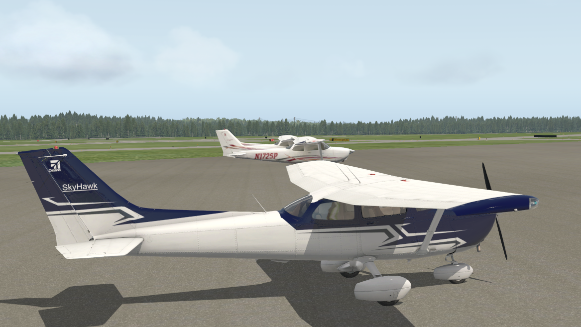 Cessna 172 Dark Blue Repaint - Aircraft Skins - Liveries - X-Plane.Org ...