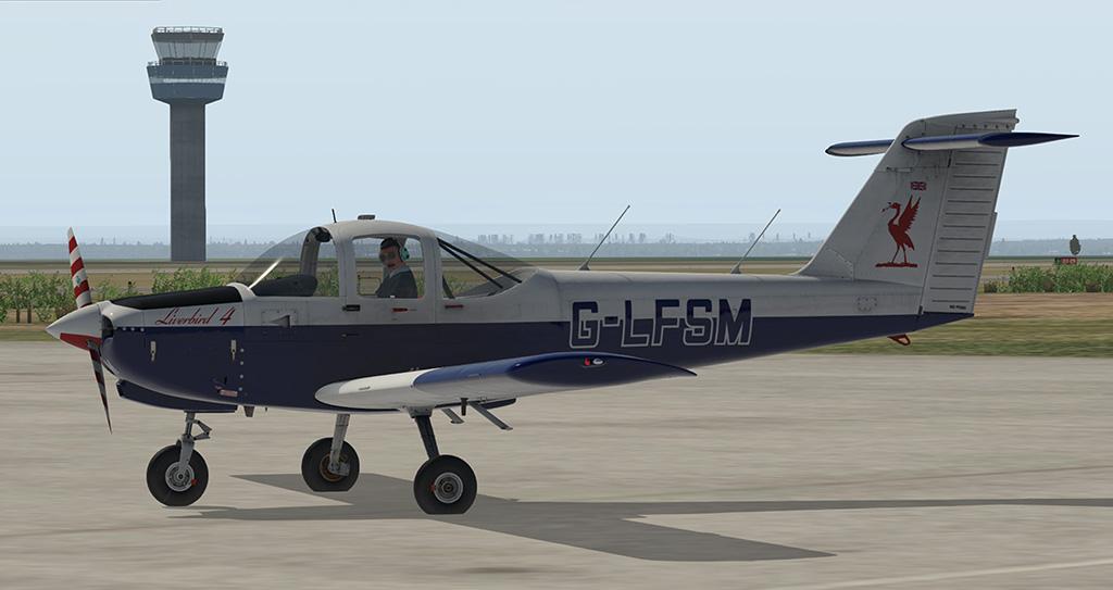 Piper PA-38 Tomahawk – G-LFSM (JustFlight-PA38 v1.2 X-Plane 11 ...