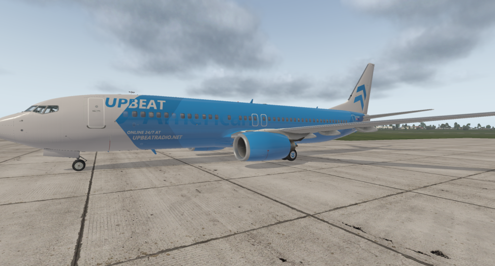 UpBeat Radio Default/Zibo 738 livery - Aircraft Skins - Liveries - X ...