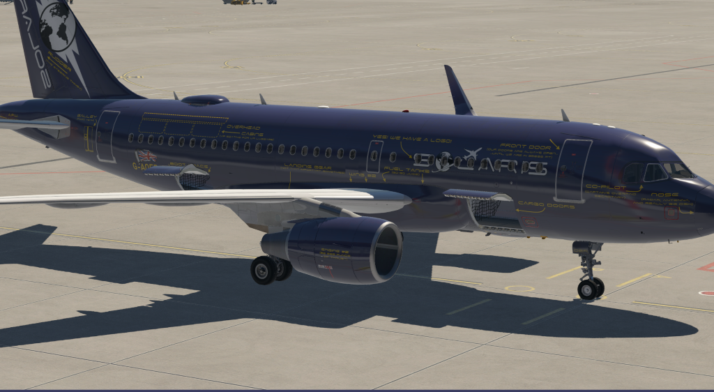 Toliss A319 - Solaris Air VA - "Flight 101" Livery G-AOER by Arianus ...