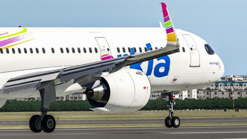 Arkia A321 NEO livery, 4X-AGH - Aircraft Skins - Liveries - X-Plane.Org ...
