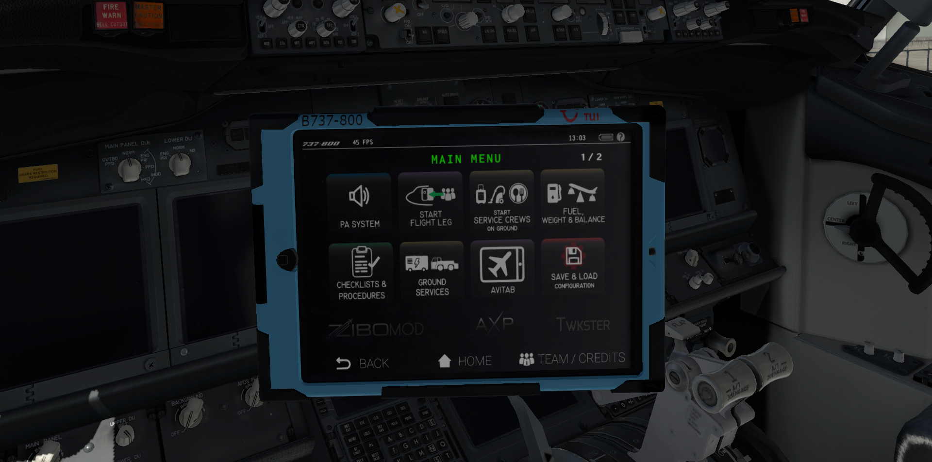 TUI Zibo 737-800 Tablet Modification - Aircraft Skins - Liveries - X ...