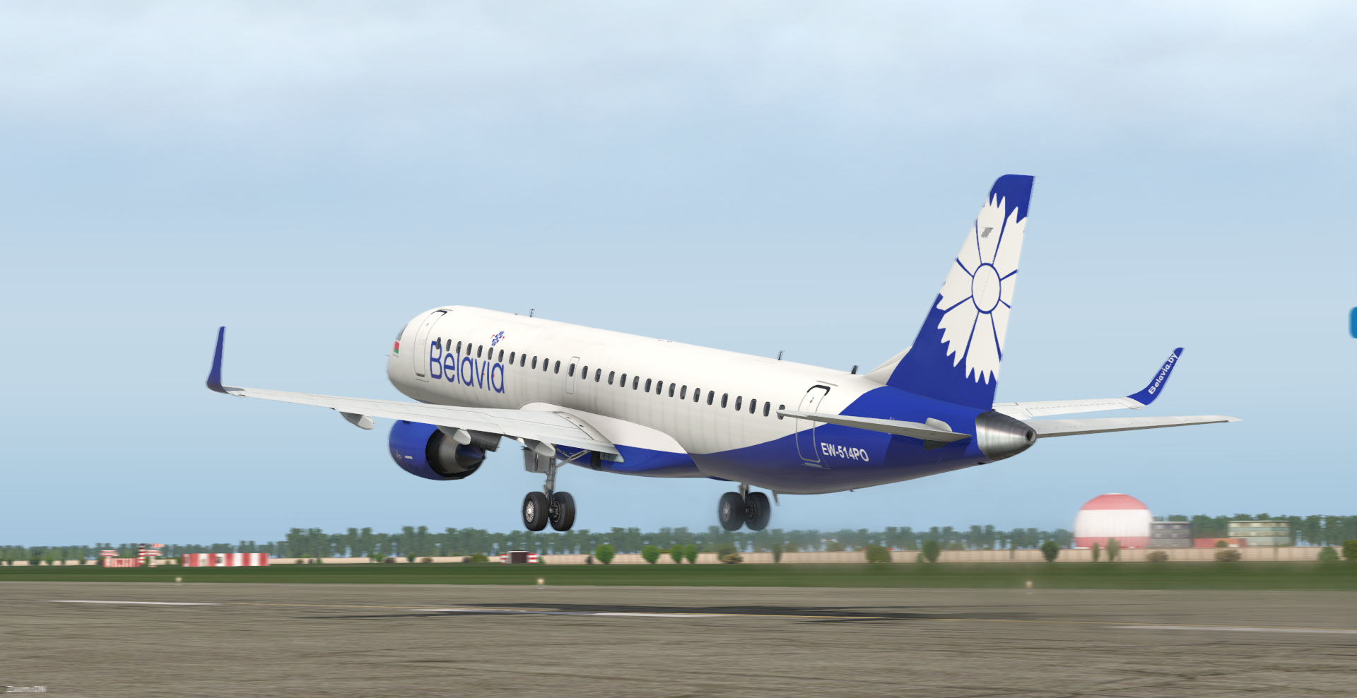 Belavia EMBRAER E-195 livery XCrafts - Freeware E175-E195 by X-Crafts ...