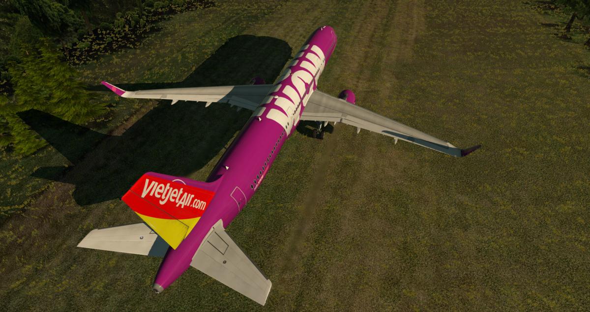 Thai VietJet Air 'ex-WOW Air' colors for ToLiss A321. - Aircraft Skins ...