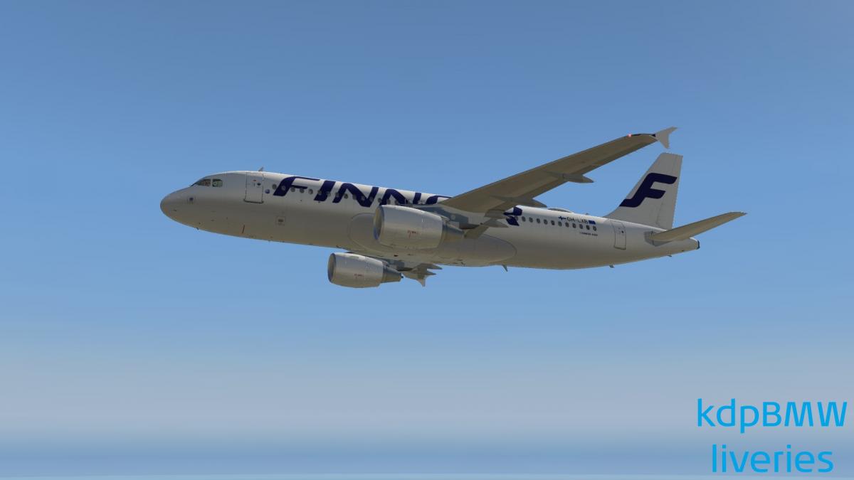 Finnair OH-LXB Livery for FlightFactor A320 - Aircraft Skins - Liveries ...