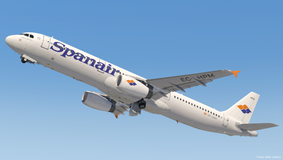 Airbus A321 Spanair (EC-HPM) - Aircraft Skins - Liveries - X-Plane.Org ...