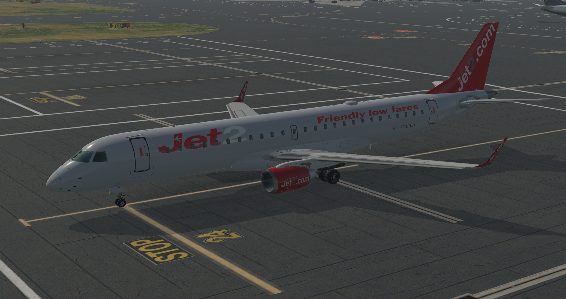 Jet 2 livery for Freeware SSG Embraer 190 - SSG Liveries - X-Plane.Org ...
