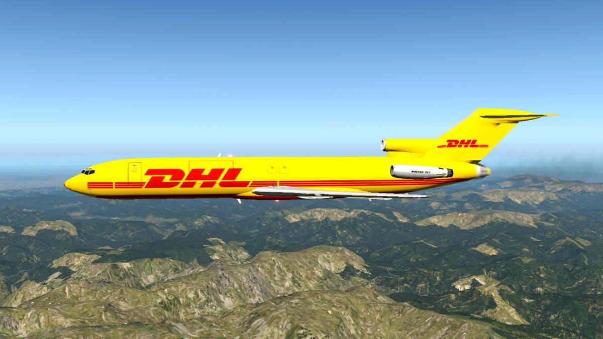 DHL B727-200F skin - Aircraft Skins - Liveries - X-Plane.Org Forum