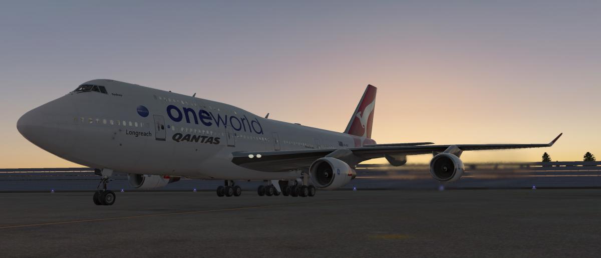 Qantas Oneworld 747-400 GE - Aircraft Skins - Liveries - X-Plane.Org Forum