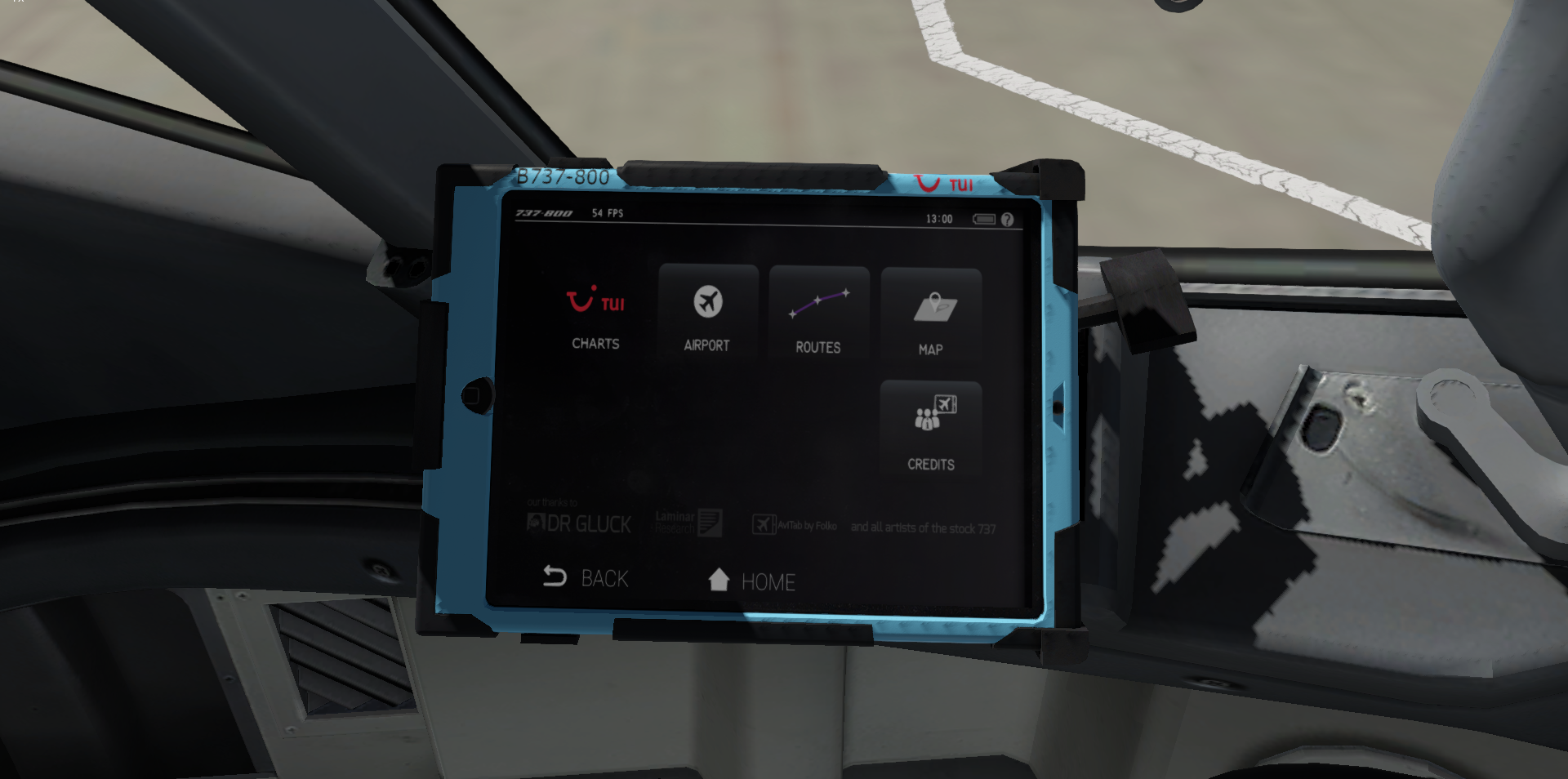 TUI Zibo 737-800 Tablet Modification - Aircraft Skins - Liveries - X ...