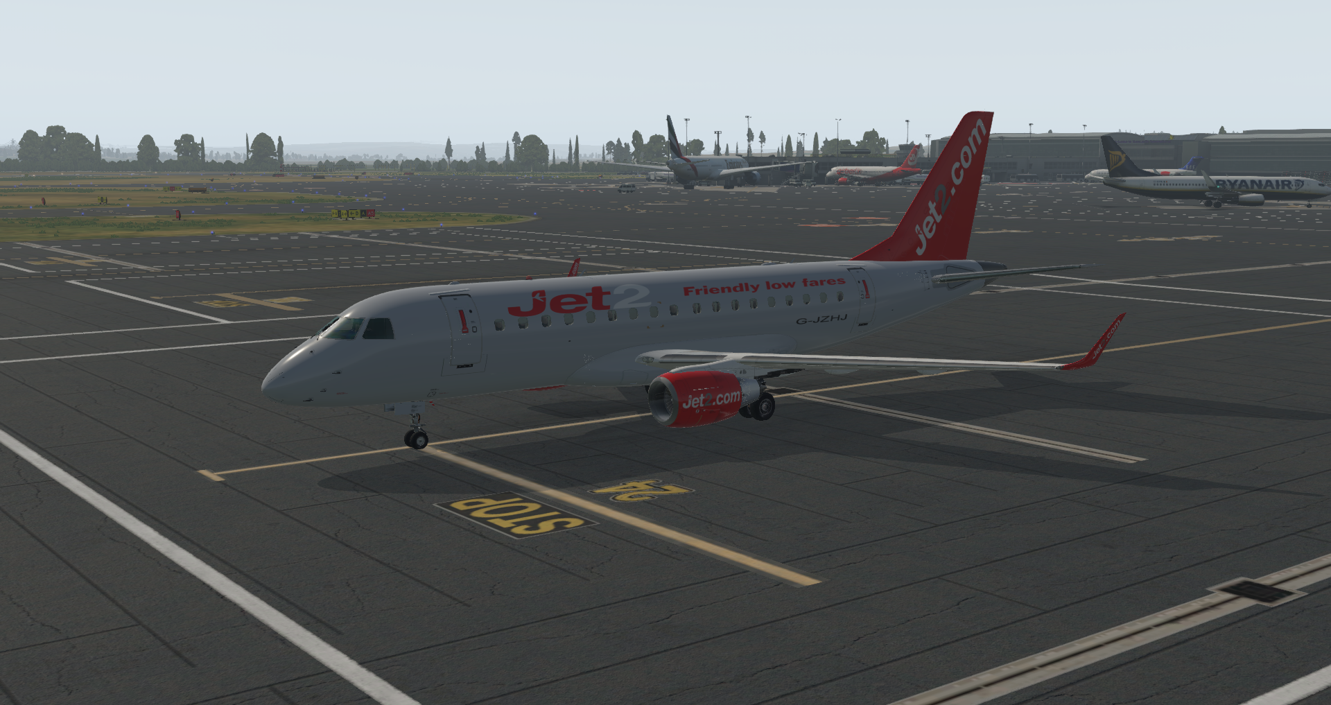 Jet 2 livery for Freeware SSG Embraer 170 - SSG Liveries - X-Plane.Org ...