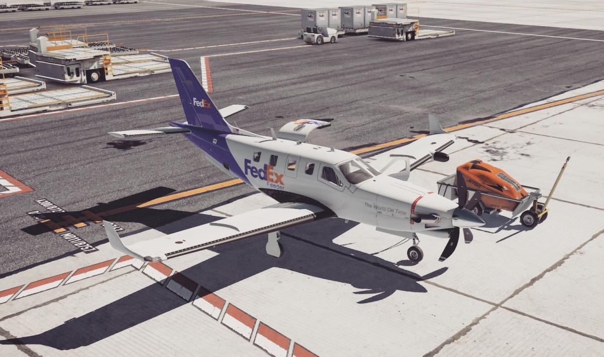 Fedex HotStart TBM900 - Aircraft Skins - Liveries - X-Plane.Org Forum