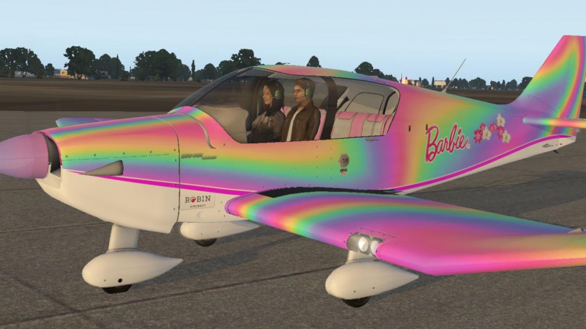 Robin DR401 Barbie livery - Aircraft Skins - Liveries - X-Plane.Org Forum