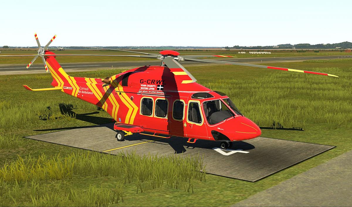 Cornwall Air Ambulance G-CRWL (X-Rotors AW-139 v4.0) - Aircraft Skins ...