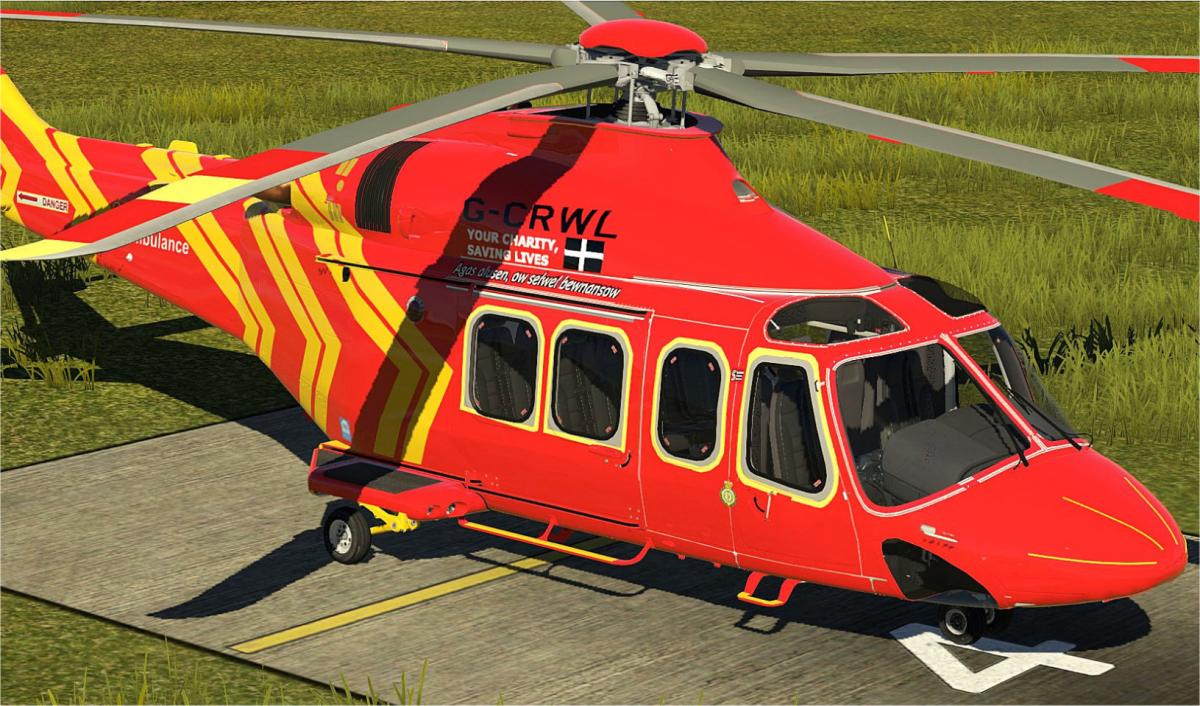 Cornwall Air Ambulance G-CRWL (X-Rotors AW-139 v4.0) - Aircraft Skins ...