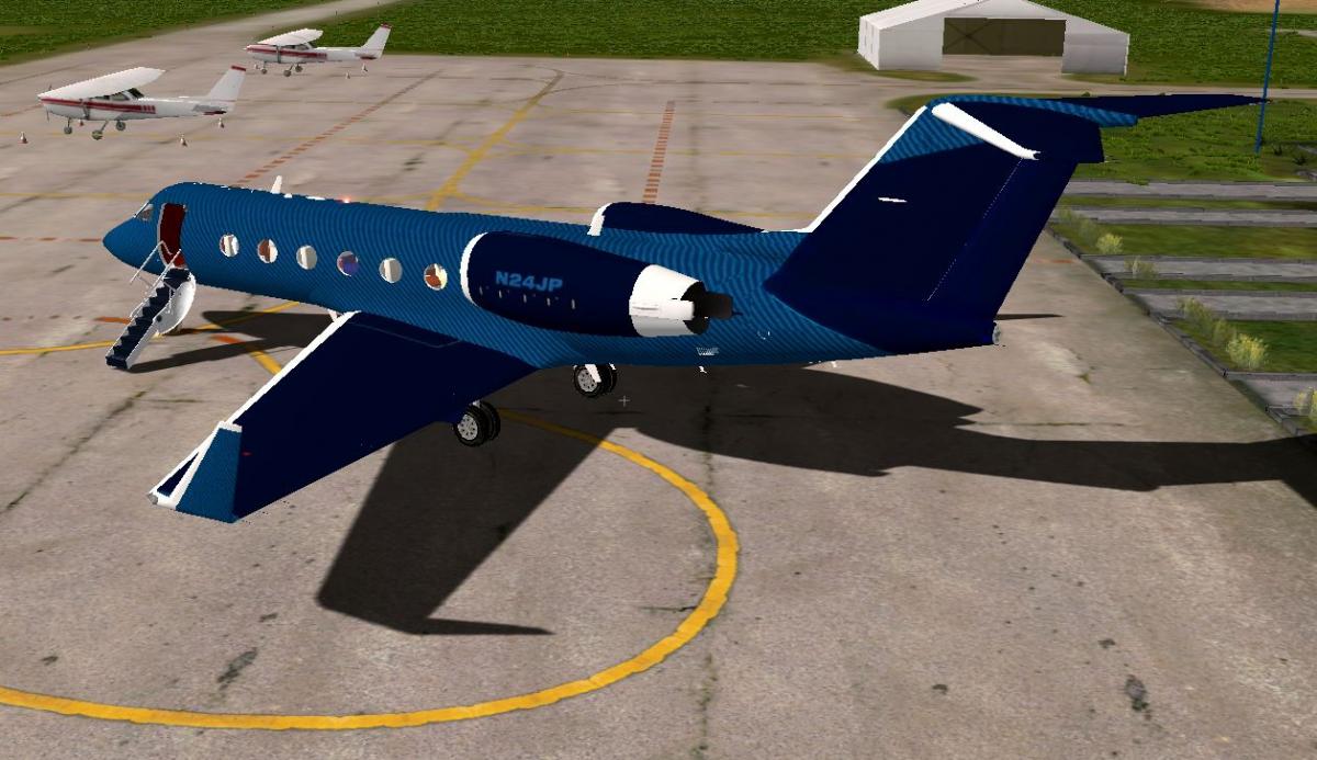 Gulfstream G-IV SP Carbon Fiber (Fictional Livery) - Aircraft Skins ...