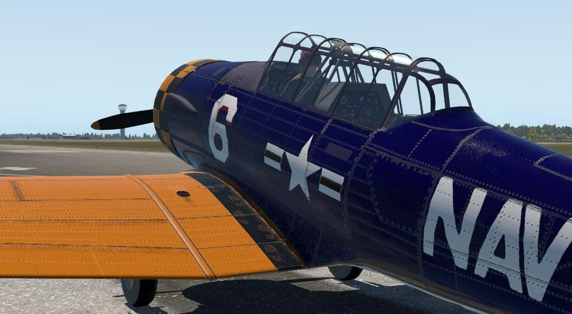 Repaint to "G-TSIX" US Navy Livery for Khamsin T6 1.0.2 - Aircraft ...