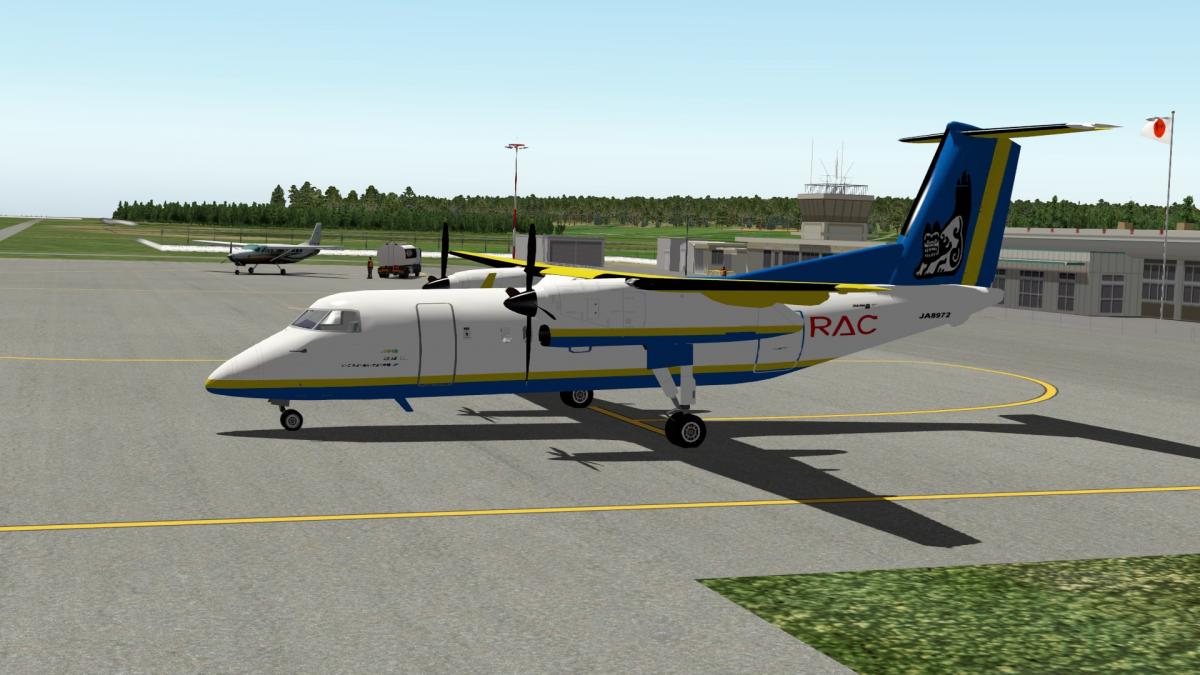 Ryukyu Air Commuter (RAC). DHC8-100. - Aircraft Skins - Liveries - X ...