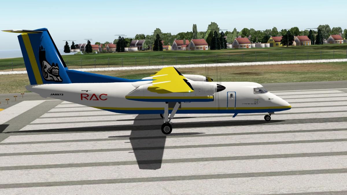 Ryukyu Air Commuter (RAC). DHC8-100. - Aircraft Skins - Liveries - X ...