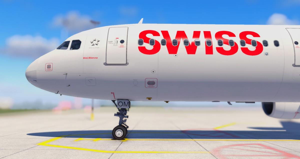 Swiss CFM Wingtip Livery Pack | ToLiss A321 - Aircraft Skins - Liveries ...