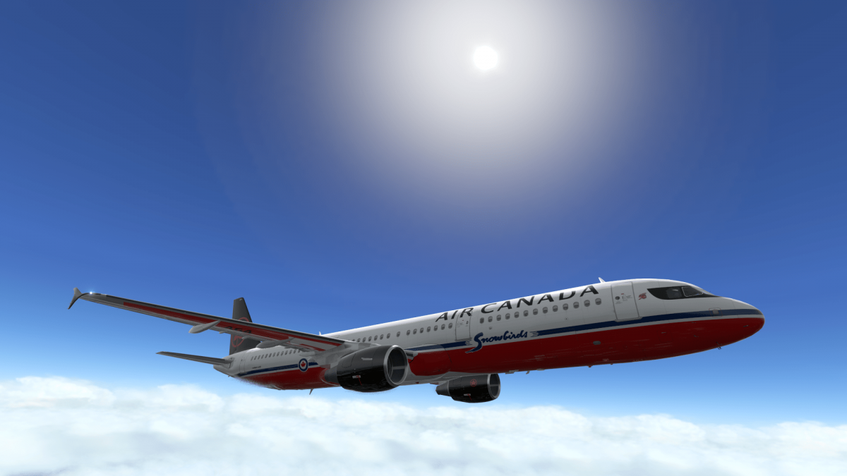 A321 Air Canada Snowbirds - Aircraft Skins - Liveries - X-Plane.Org Forum