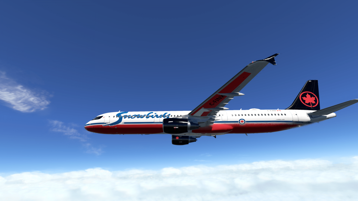 A321 Air Canada Snowbirds - Aircraft Skins - Liveries - X-Plane.Org Forum