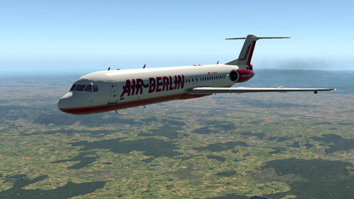 Air-Berlin livery for Fokker 100 XP11 - Aircraft Skins - Liveries - X ...