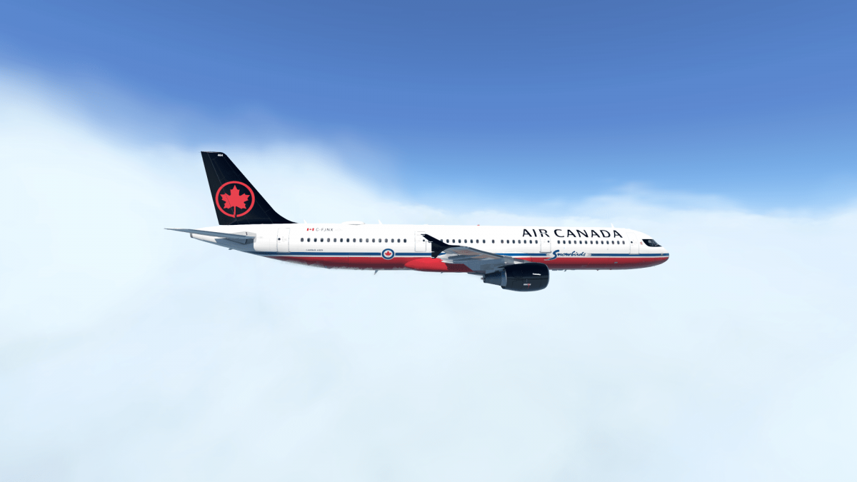 A321 Air Canada Snowbirds - Aircraft Skins - Liveries - X-Plane.Org Forum