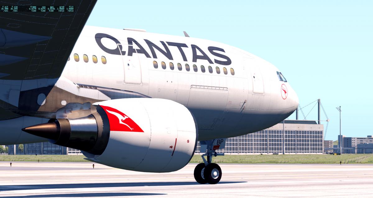 A330-200 (JD) - Qantas GE Engines - Aircraft Skins - Liveries - X-Plane ...