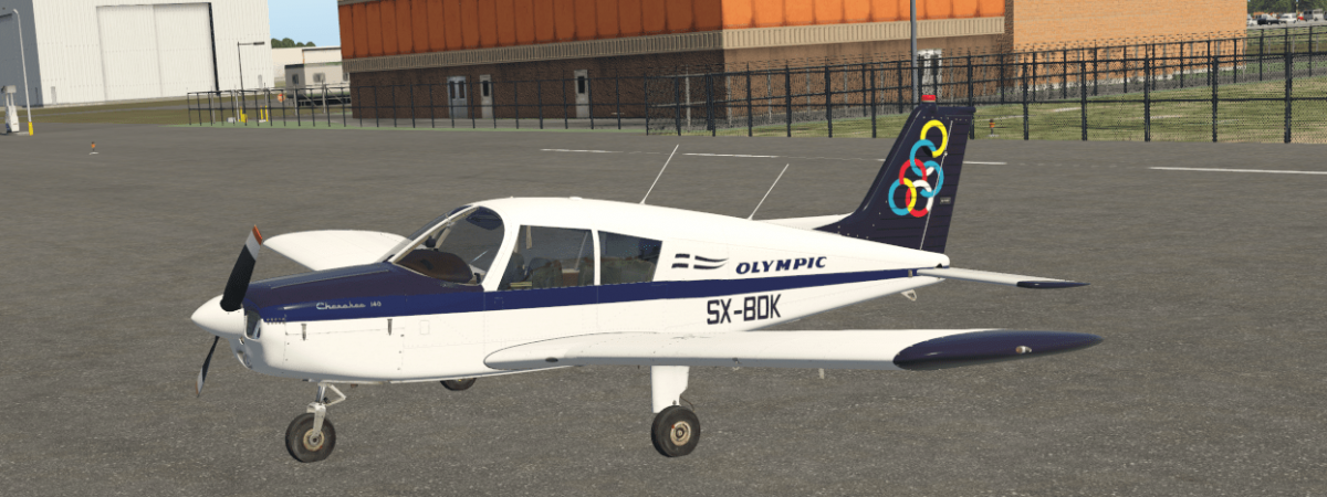vFlyteAir Piper Cherokee 140 Olympic livery - Aircraft Skins - Liveries ...