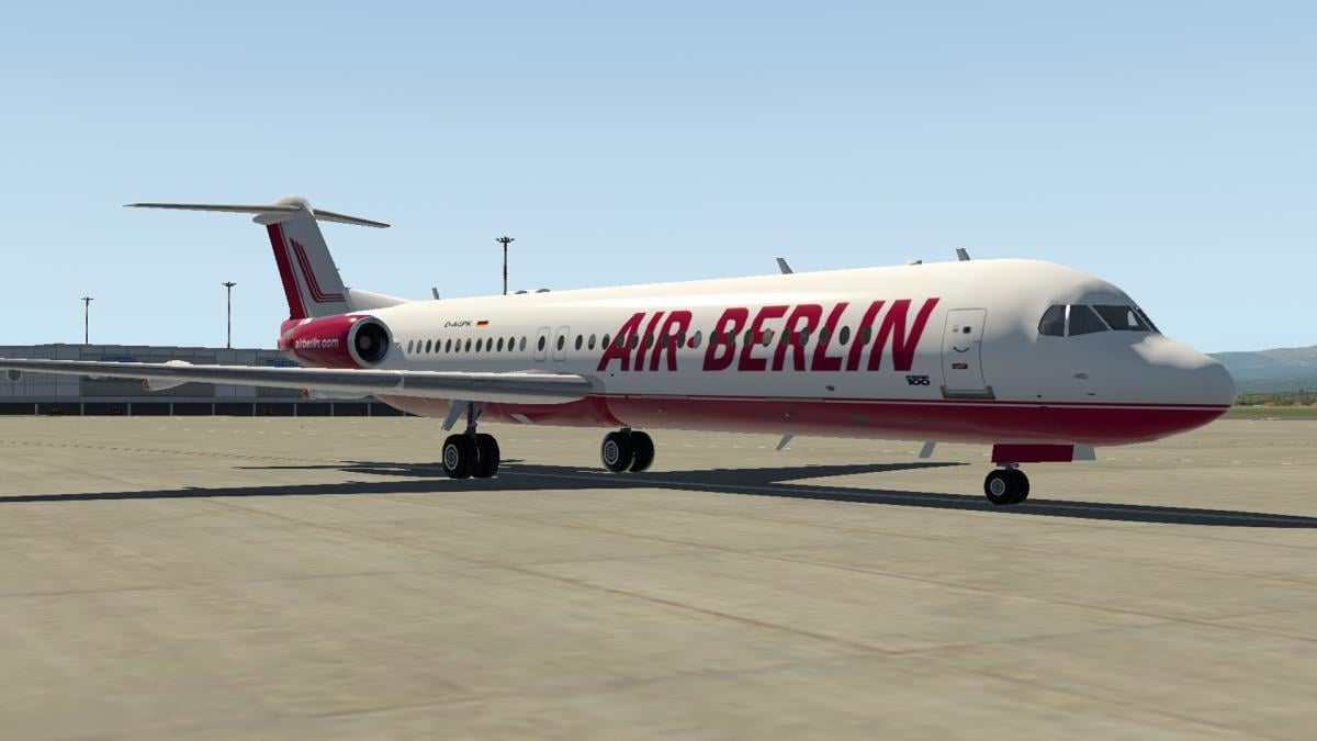 Air-Berlin livery for Fokker 100 XP11 - Aircraft Skins - Liveries - X ...