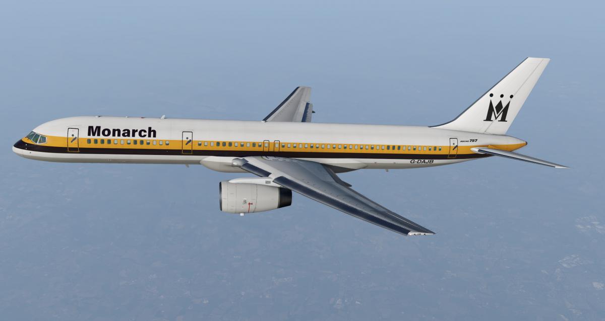Flight Factor B757-200 in Monarch Airlines 1990's Livery - Aircraft ...